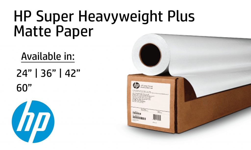 HP Super Heavyweight Plus Matte Paper 55lb - Commercial Printer Repair ...